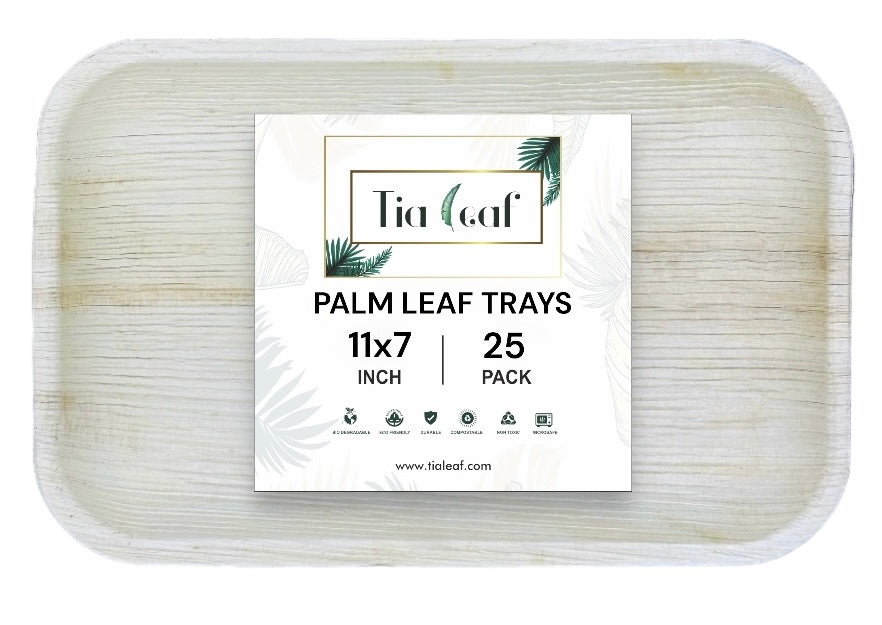 Eco-Friendly Plates | Palm Leaf Plates | Palm Leaf Trays & Bowls – Tia Leaf