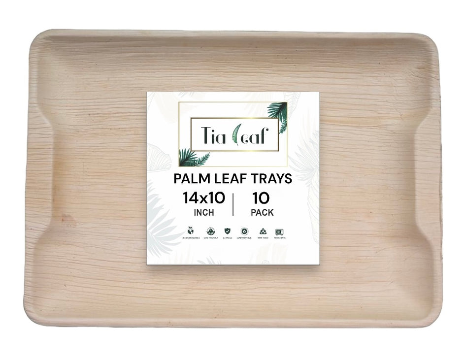 Eco-Friendly Plates | Palm Leaf Plates | Palm Leaf Trays & Bowls – Tia Leaf