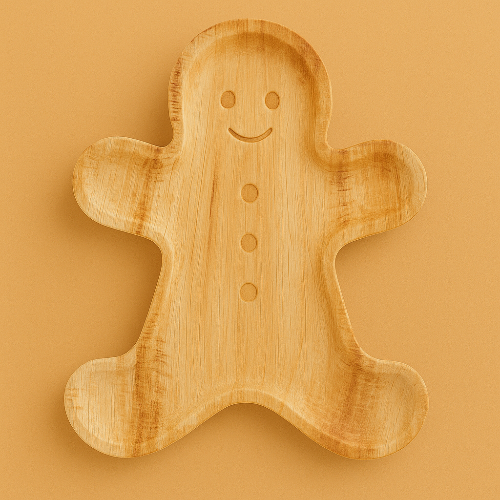 Gingerbread Man Trays - [15"x12"] – Tia Leaf